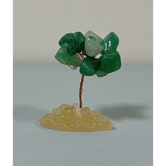 Accents | Green Jade Crystal Gemstone Tree Boho Bohemian Home Decor ...
